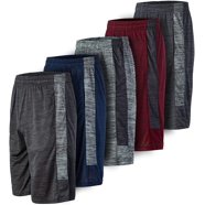 SPX [5 Pack] Men's Athletic Shorts, Dry-Fit for Gym, Workout, Running ...