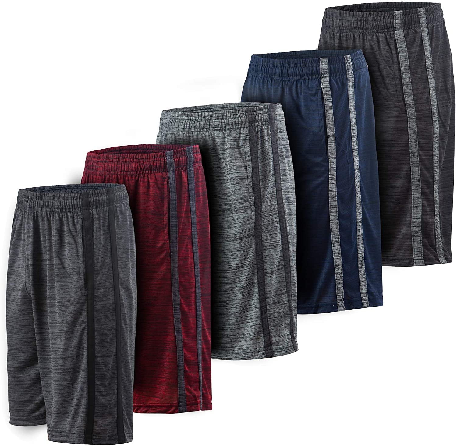 Essential Elements 5 Pack: Boys Youth Athletic Active Performance ...