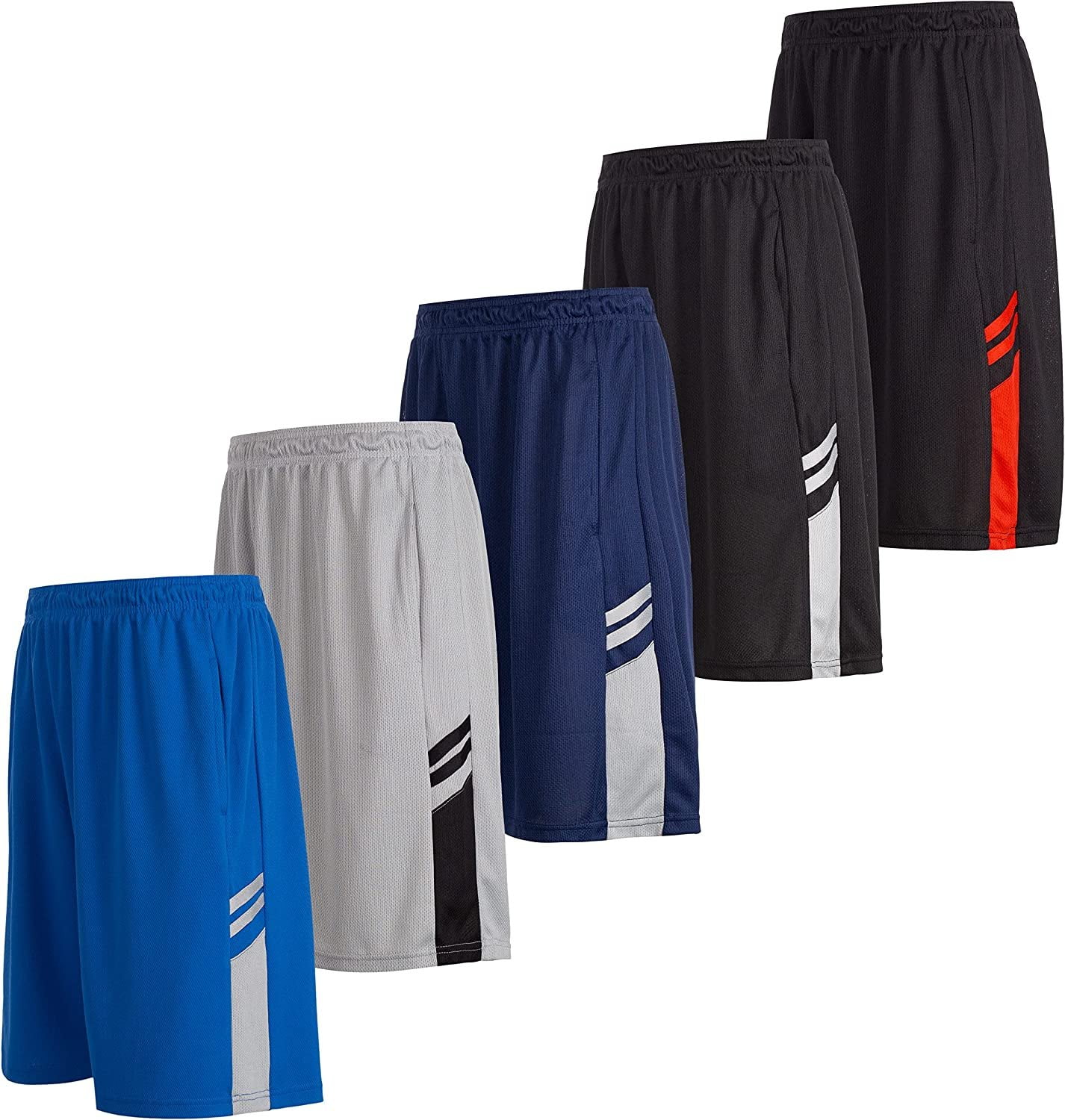 Essential Elements 5 Pack: Boys Youth Athletic Active Sports Gym ...