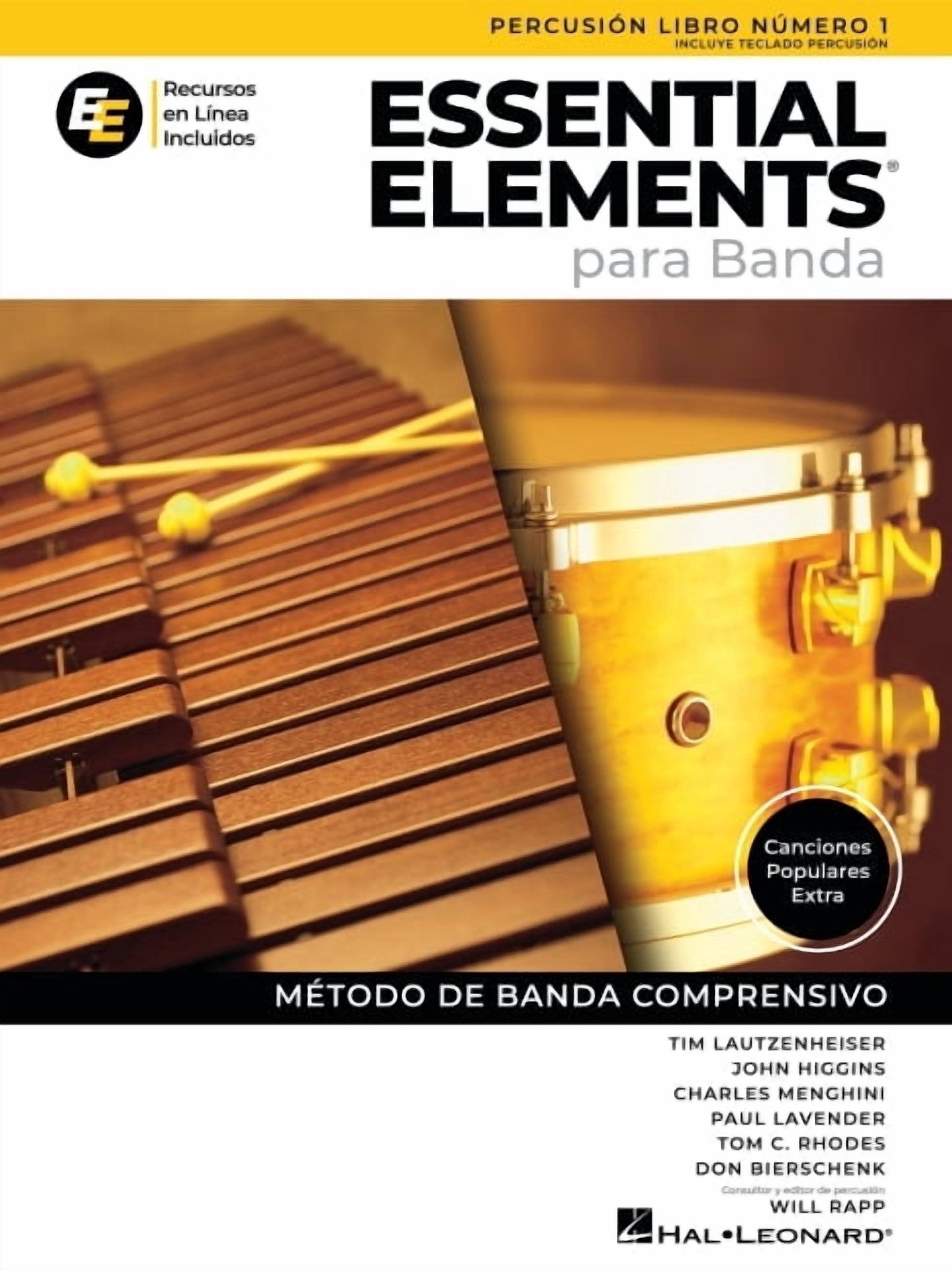 Essential Elements Para Banda - Percusion/Percusion de Teclado - Libro ...