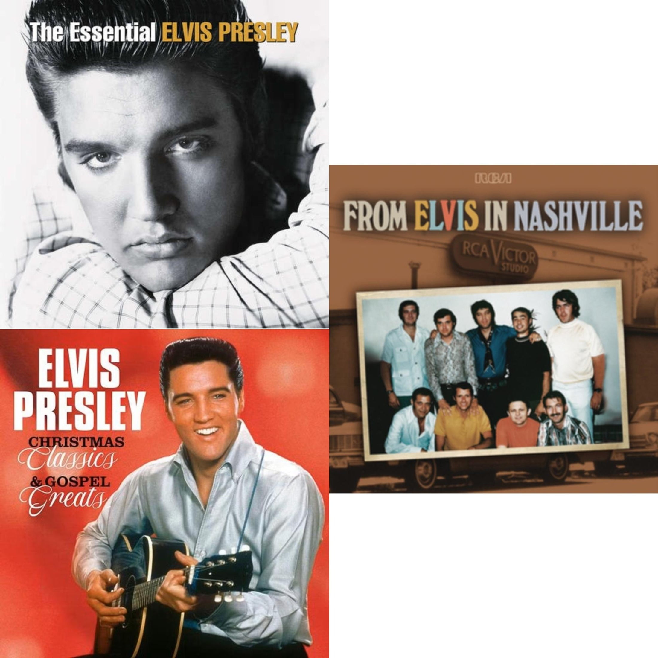 Essential Elvis Presley & Christmas Classics & Gospel Greats (Ams Exclusive) (Snowy White LP ...