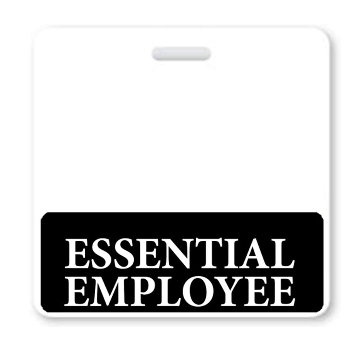 Essential Employee Badge Buddy - Heavy Duty Horizontal Badge Buddies ...