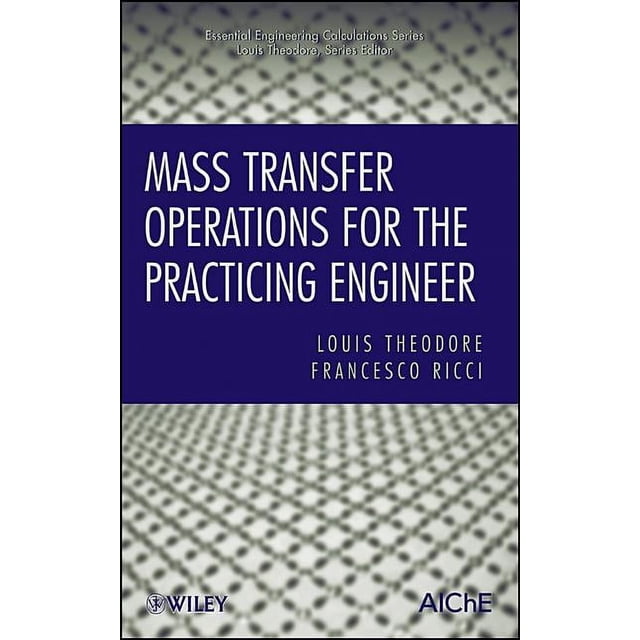 Essential Engineering Calculations Mass Transfer Operations for the ...