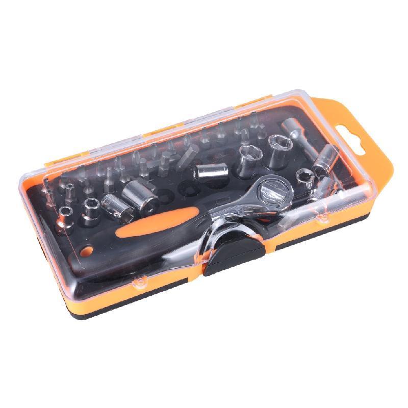 Essential Hand Tool Set Flexible Ratchet Screwdriver Combination for ...