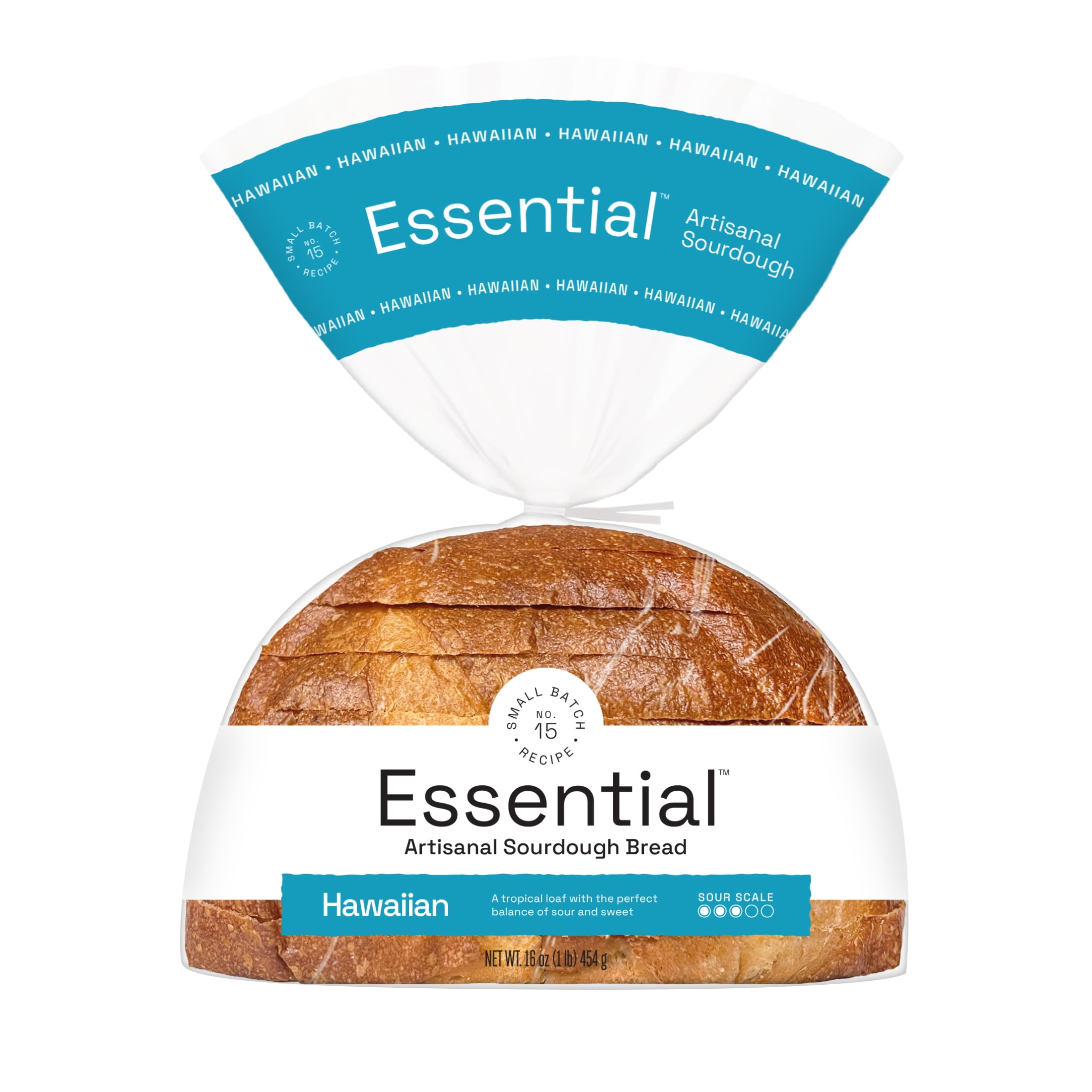 Essential Hawaiian Sliced Sourdough Bread, Non-GMO, 16 oz - Walmart.com