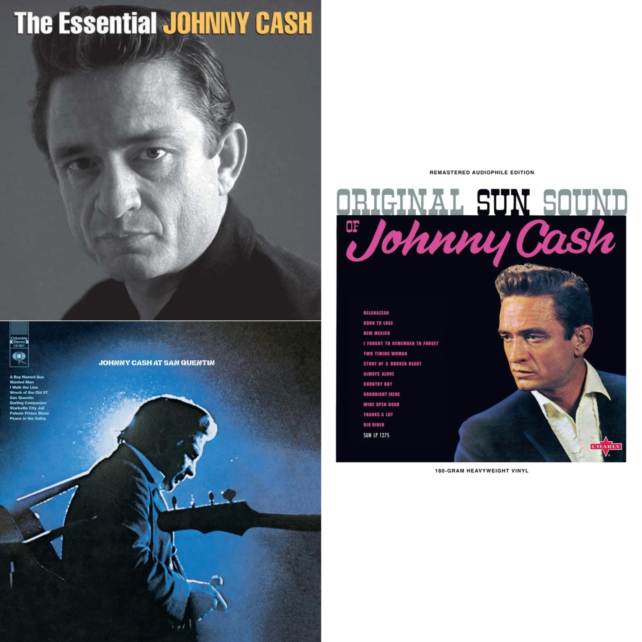 Essential Johnny Cash & At San Quentin & Original Sun Sound Of Johnny ...