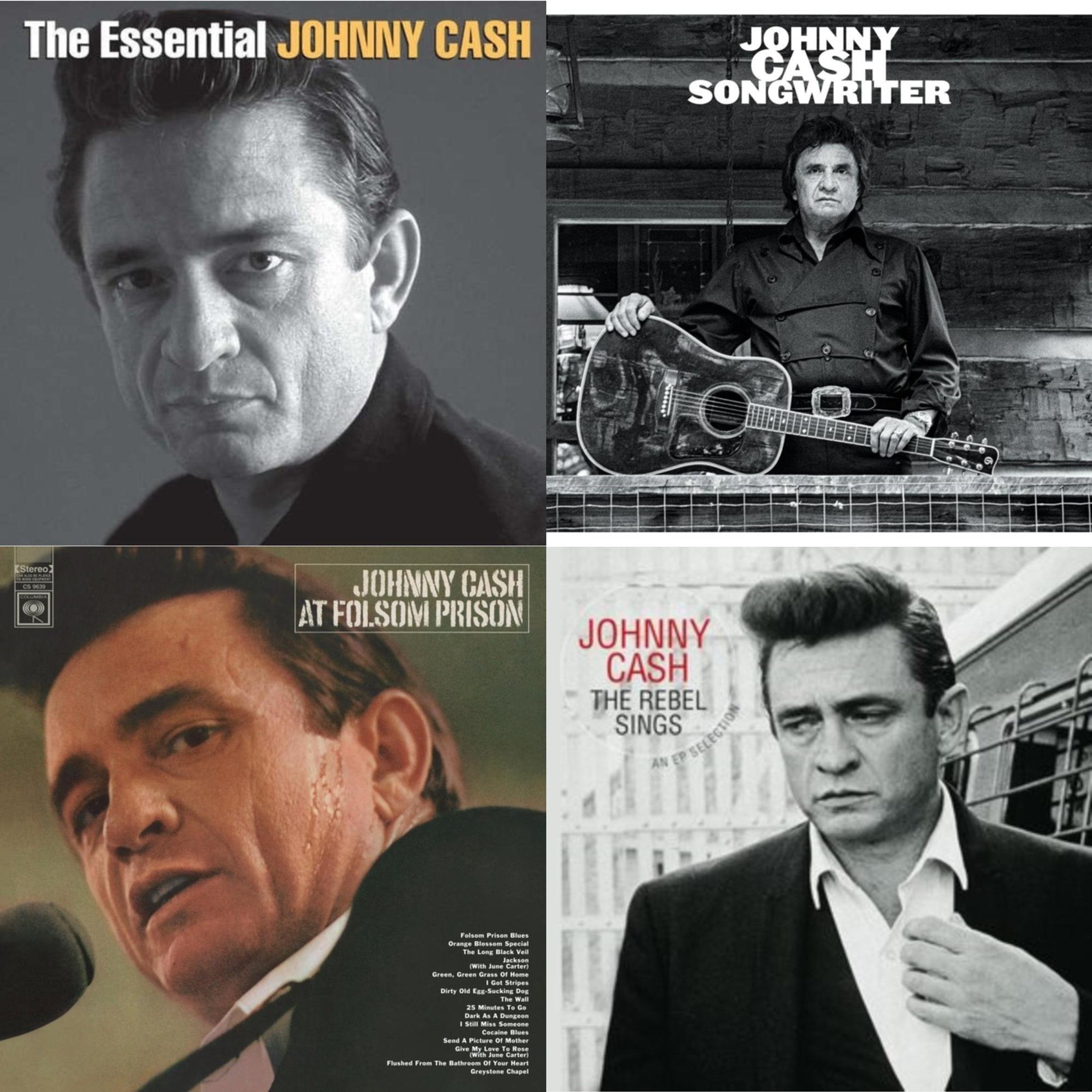 Essential Johnny Cash & Songwriter & At Folsom Prison & Rebel Sings ...