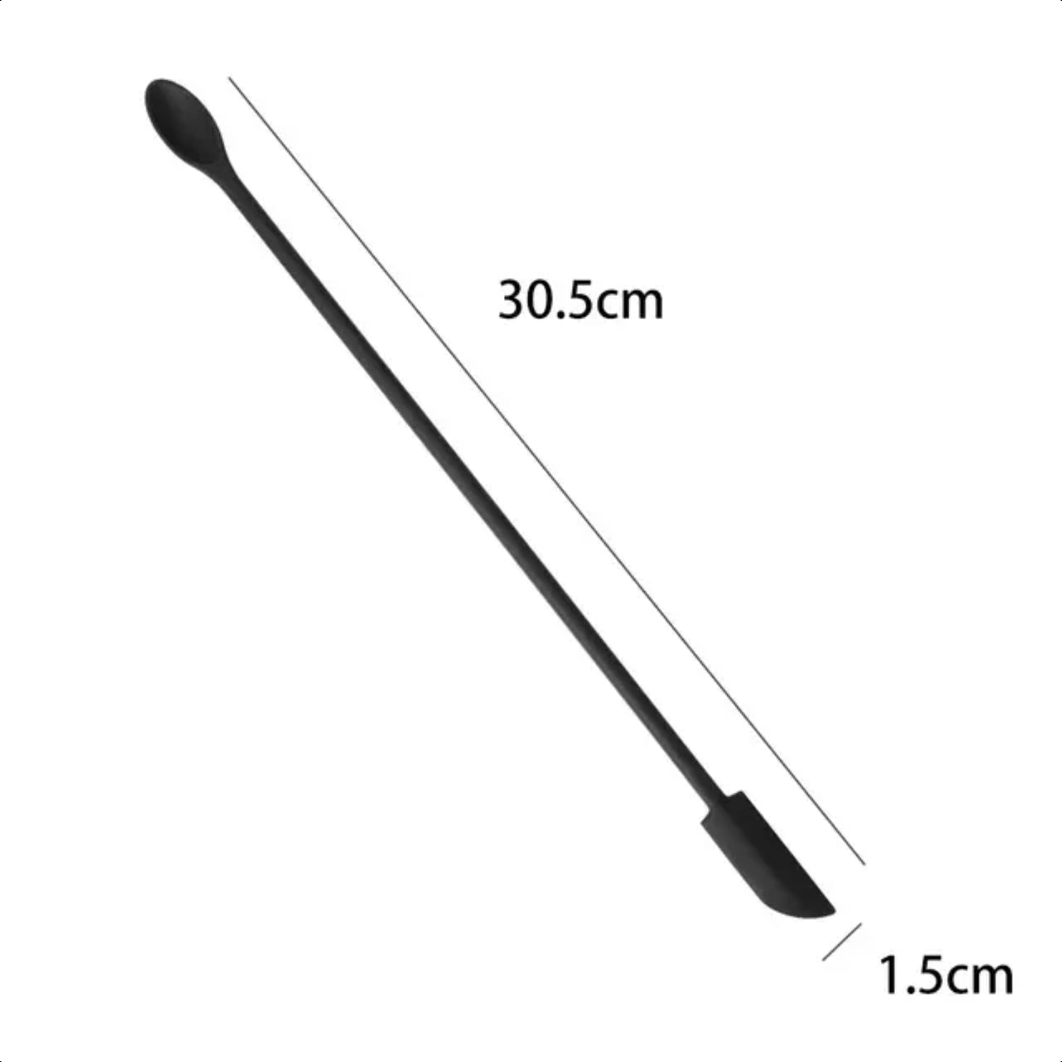 Essential Kitchen Tools: Set of 4 Black Soft Silicone Flexible Mini ...