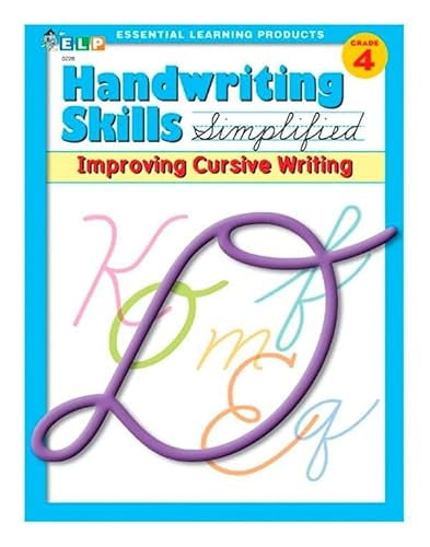 Pre-Owned Handwriting Skills Simplified: Improving Cursive Writing ...