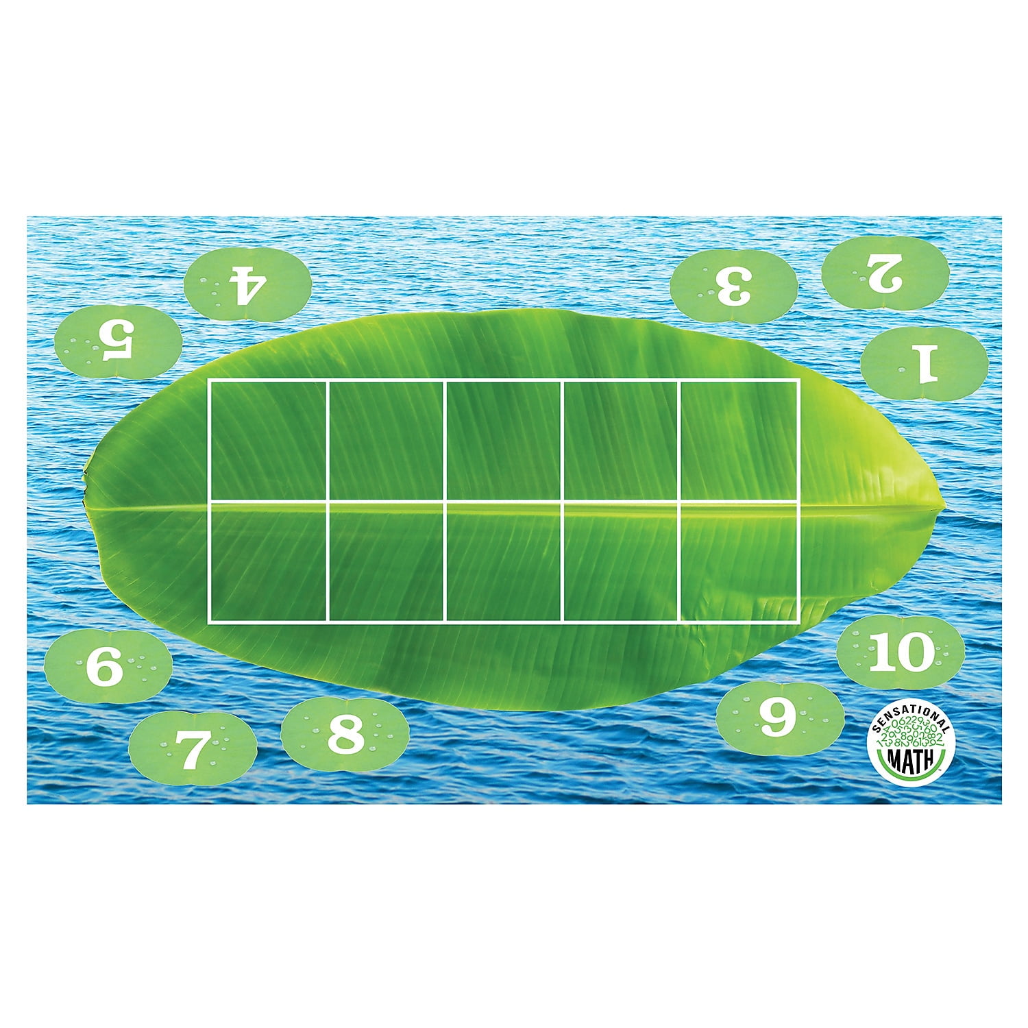 Sensational Math Froggy Ten-Frame Floor Mat - Walmart.com