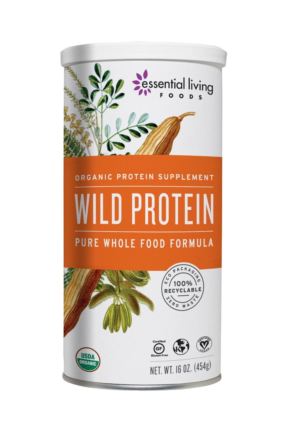 Essential Living Foods Wild Protein 16 oz Powder - Walmart.com