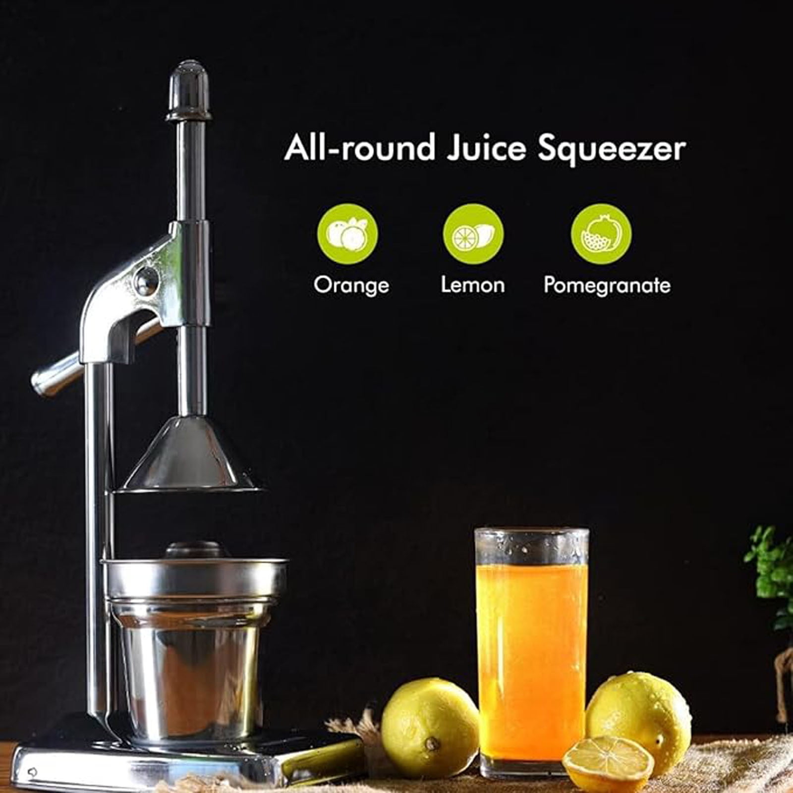 Essential Manual Fruit Presser - Heavy-Duty Easy-To-Use Juicer, Food ...