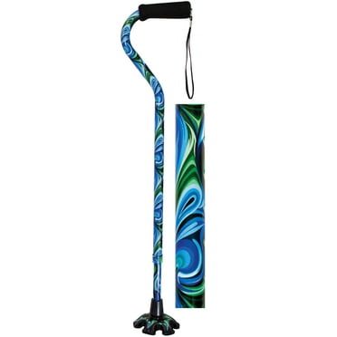 Hugo QuadPod Walking Cane with Ultra Stable Tip, Adjustable Height ...