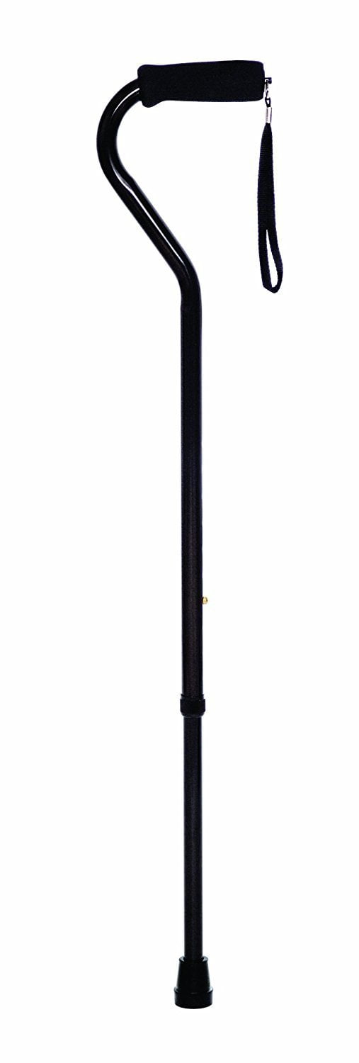 Essential Medical Supply Endurance Height Adjustable Offset Handle Cane ...