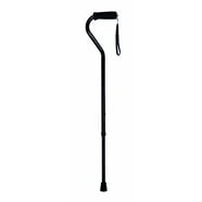 Drive Medical Foam Grip Offset Handle Walking Cane, Black - Walmart.com