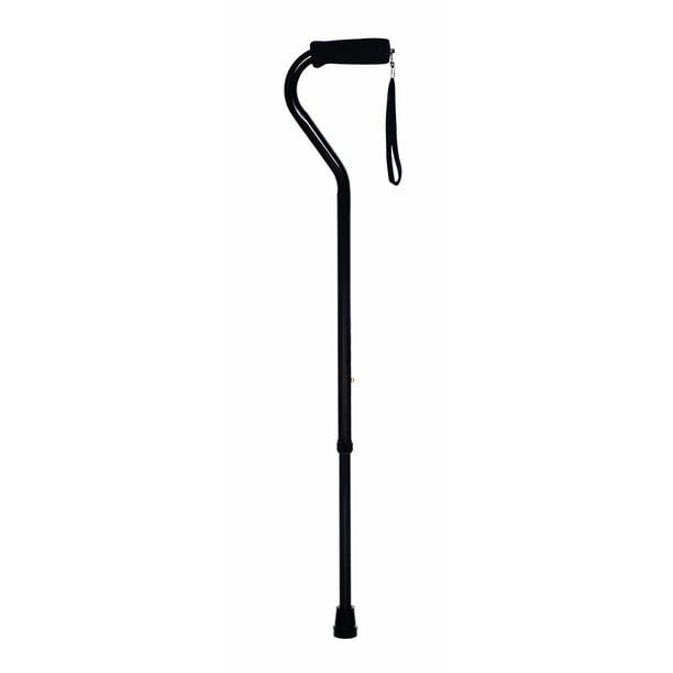 Essential Medical Supply Endurance Height Adjustable Offset Handle Cane ...