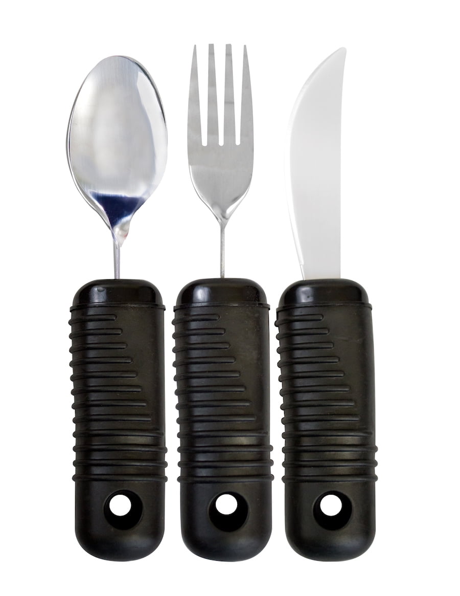 Essential Medical Supply Adaptive Utensil Set with Built Up Handles ...