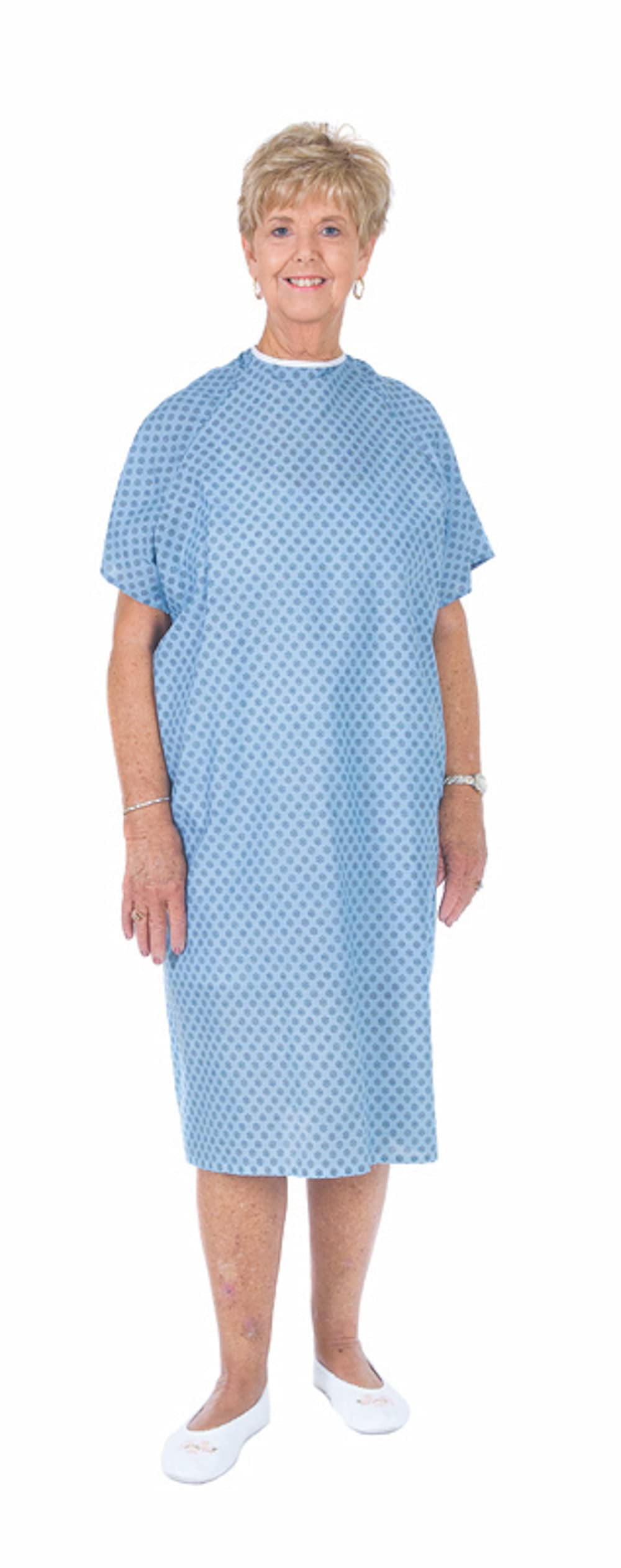 Essential Medical Supply Universal Fit Reusable Patient Gown with Tie ...