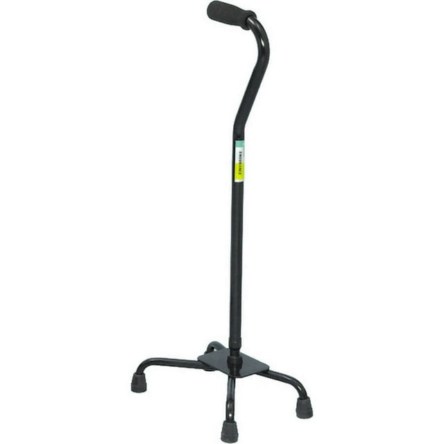 Essential Medical Supply Large Base Quad Cane in Black - Height ...