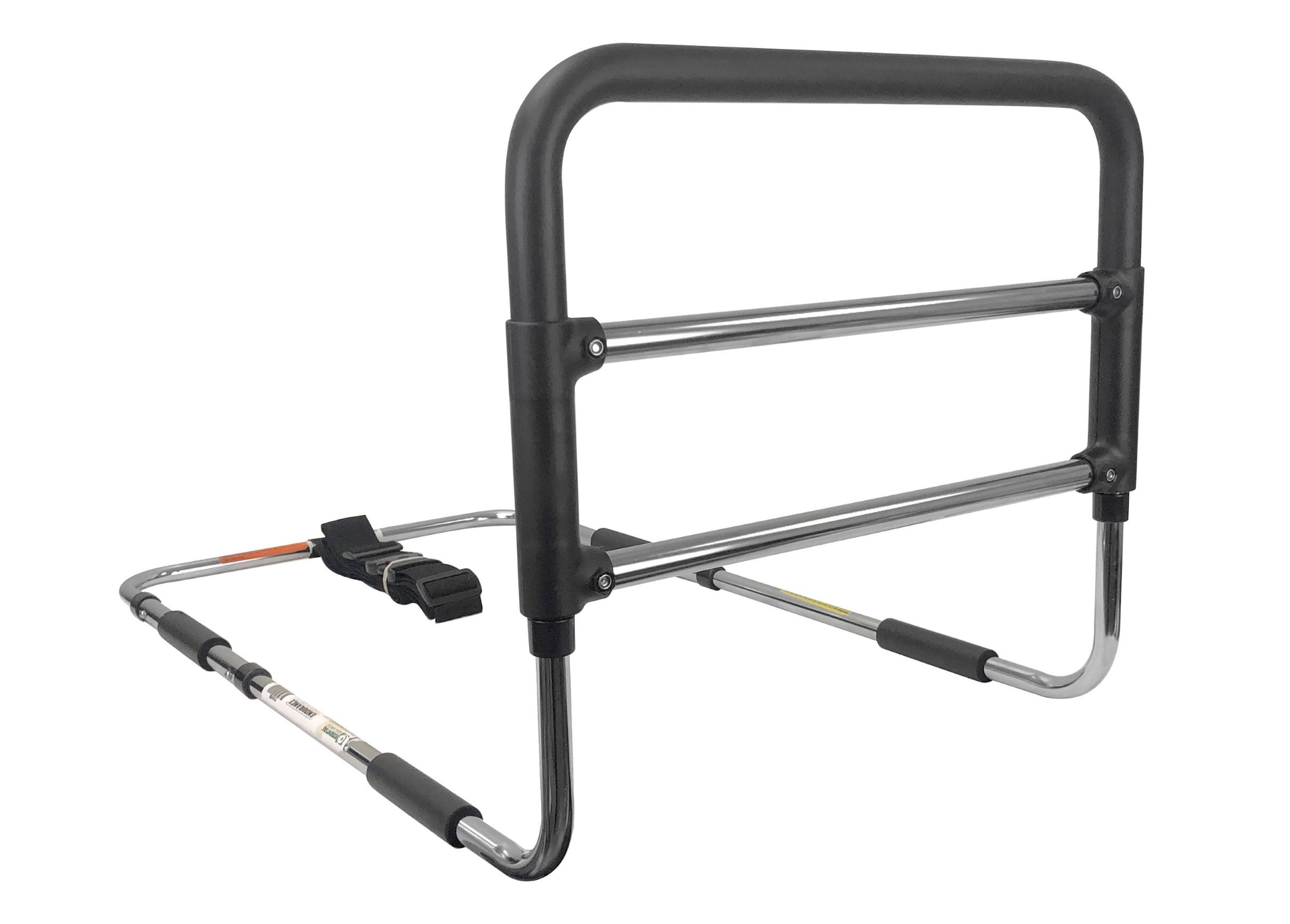 Essential Medical Supply Height Adjustable Hand Bed Rail with Attached ...