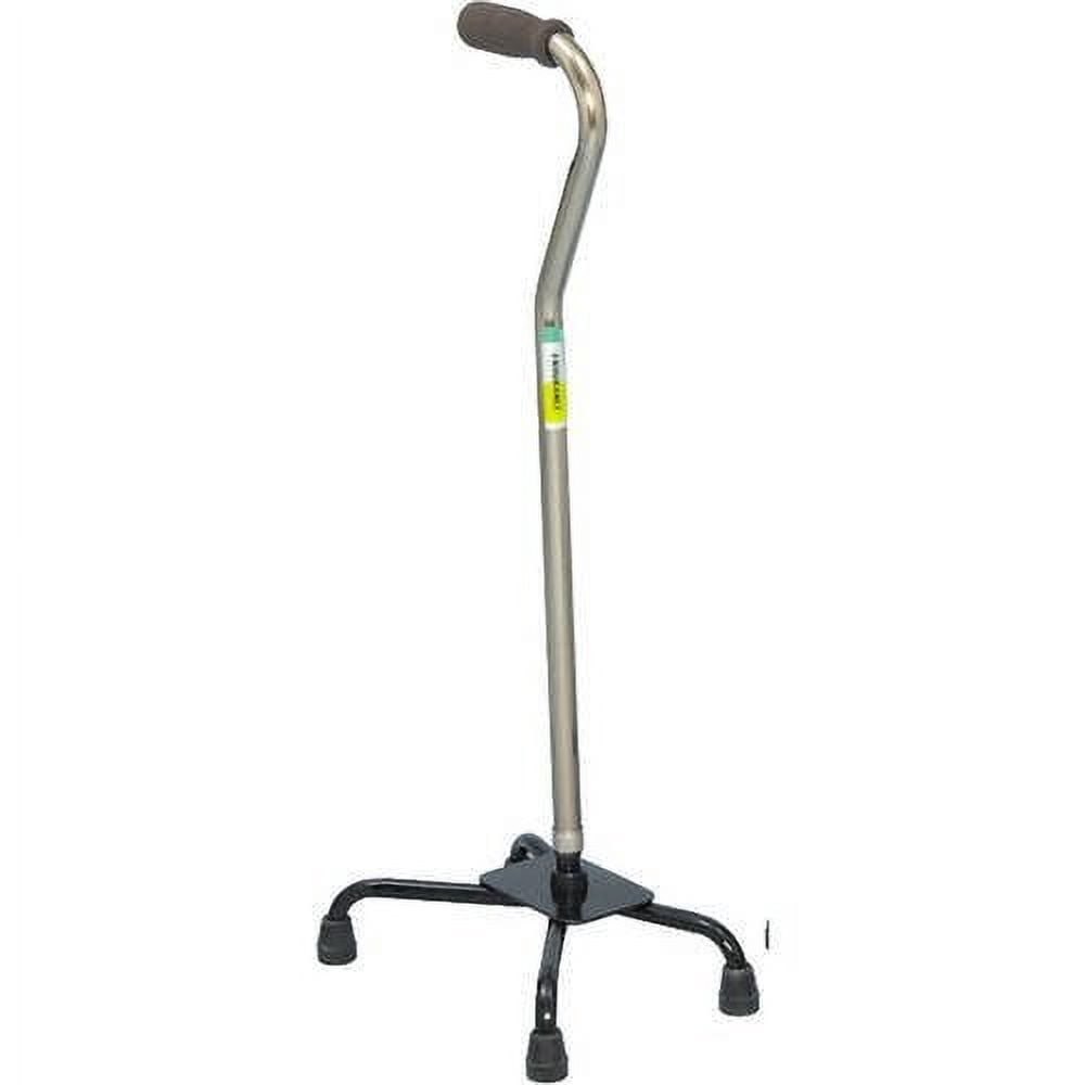 Essential Medical Supply Height Adjustable Quad Cane with a Large Base ...