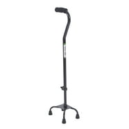 Equate Quad Walking Cane with Small Base and 4 Legs for Stability ...