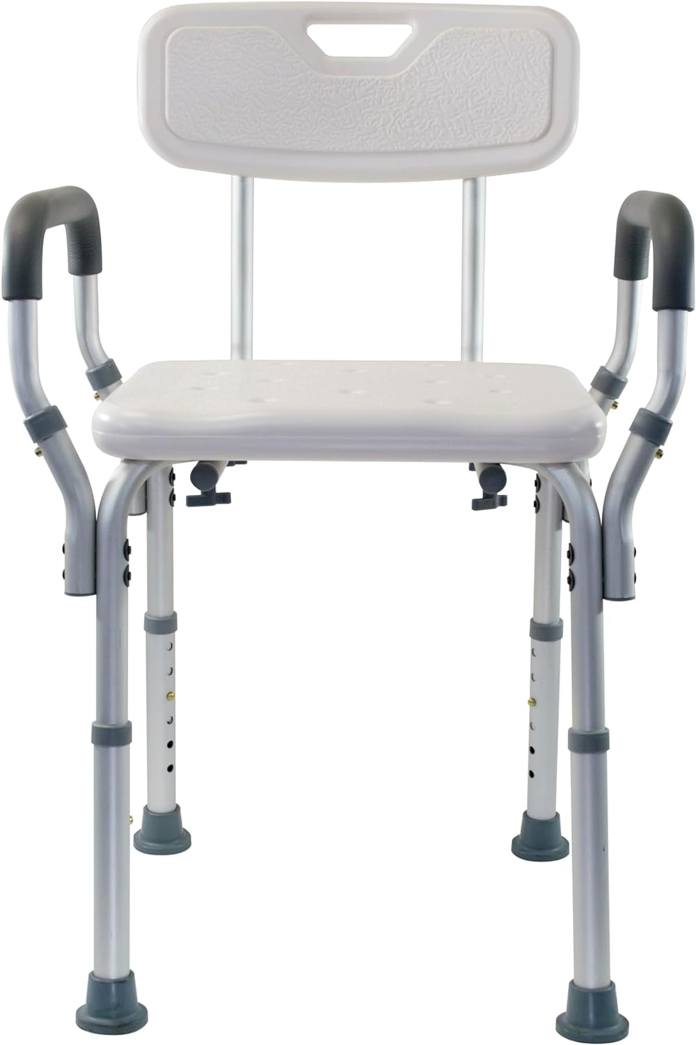 Essential Medical Supply Height Adjustable Shower and Bath Bench with ...