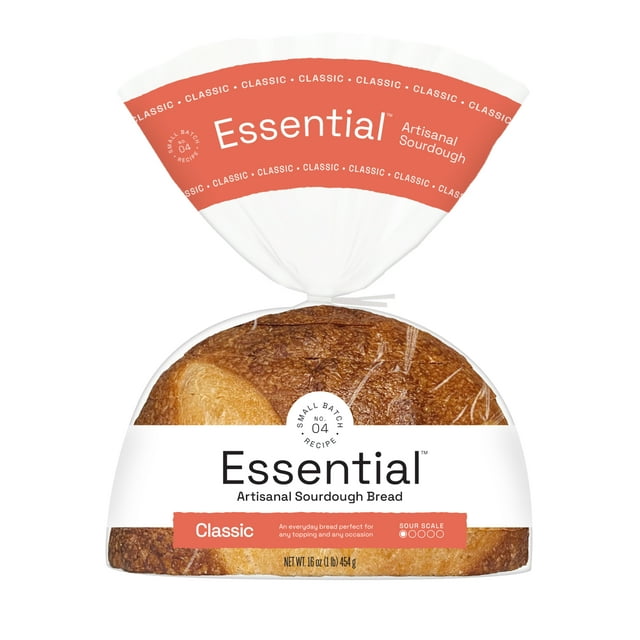 Essential Classic Sourdough Sliced Bread 16oz - Walmart.com