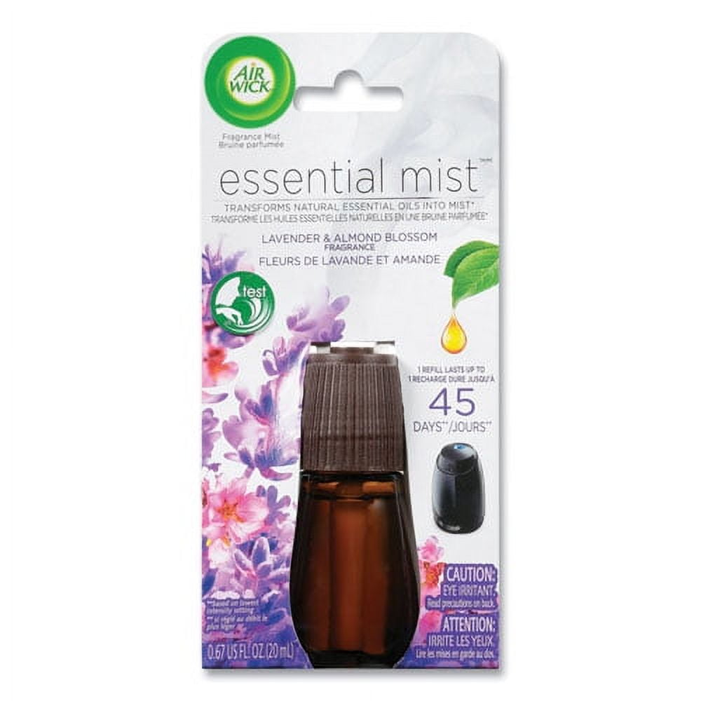 Essential Mist Refill, Lavender And Almond Blossom, 0.67 Oz Bottle ...