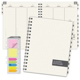 Pen + Gear Undated Daily Planners, Multi-Color, 3.5 in x 5 in, 12 Count ...