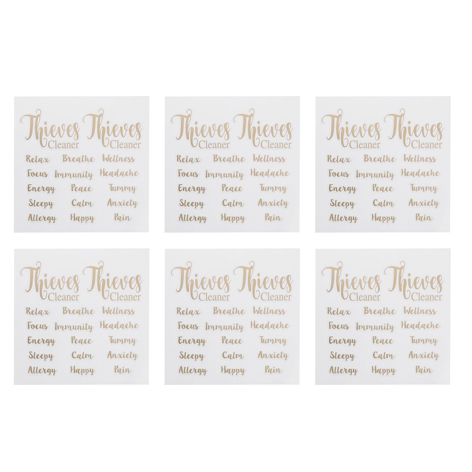 Essential Oil Bottle Stickers Labels Adhesive Tags Pvc for Bottles ...