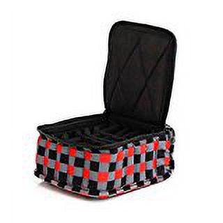 Essential Oil Carrying Case, 3" High, 5-15ml, 30-Bottle, Pattern, Red ...