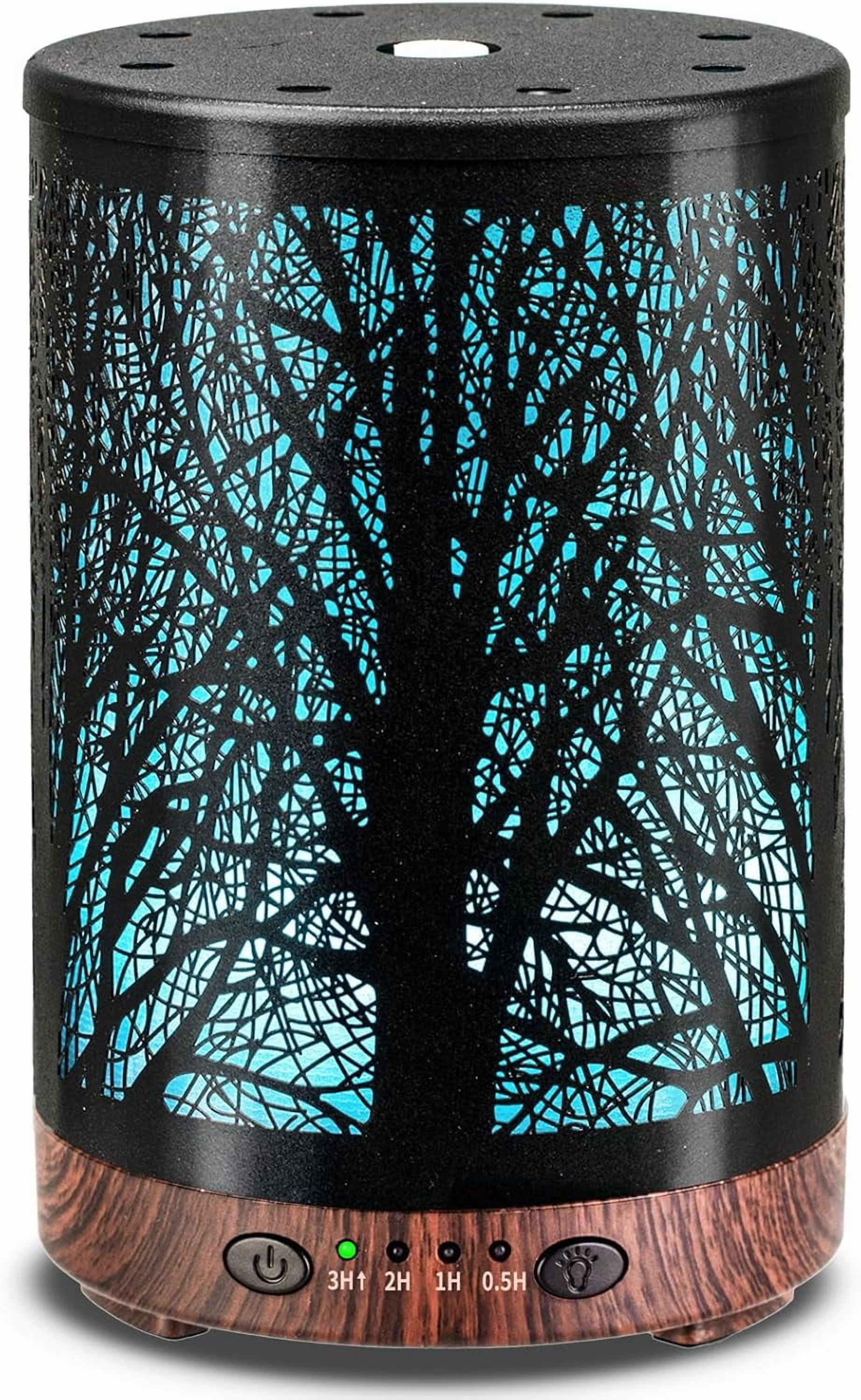 Essential Oil Diffuser 120ML Metal Aromatherapy Diffuser with Timer ...