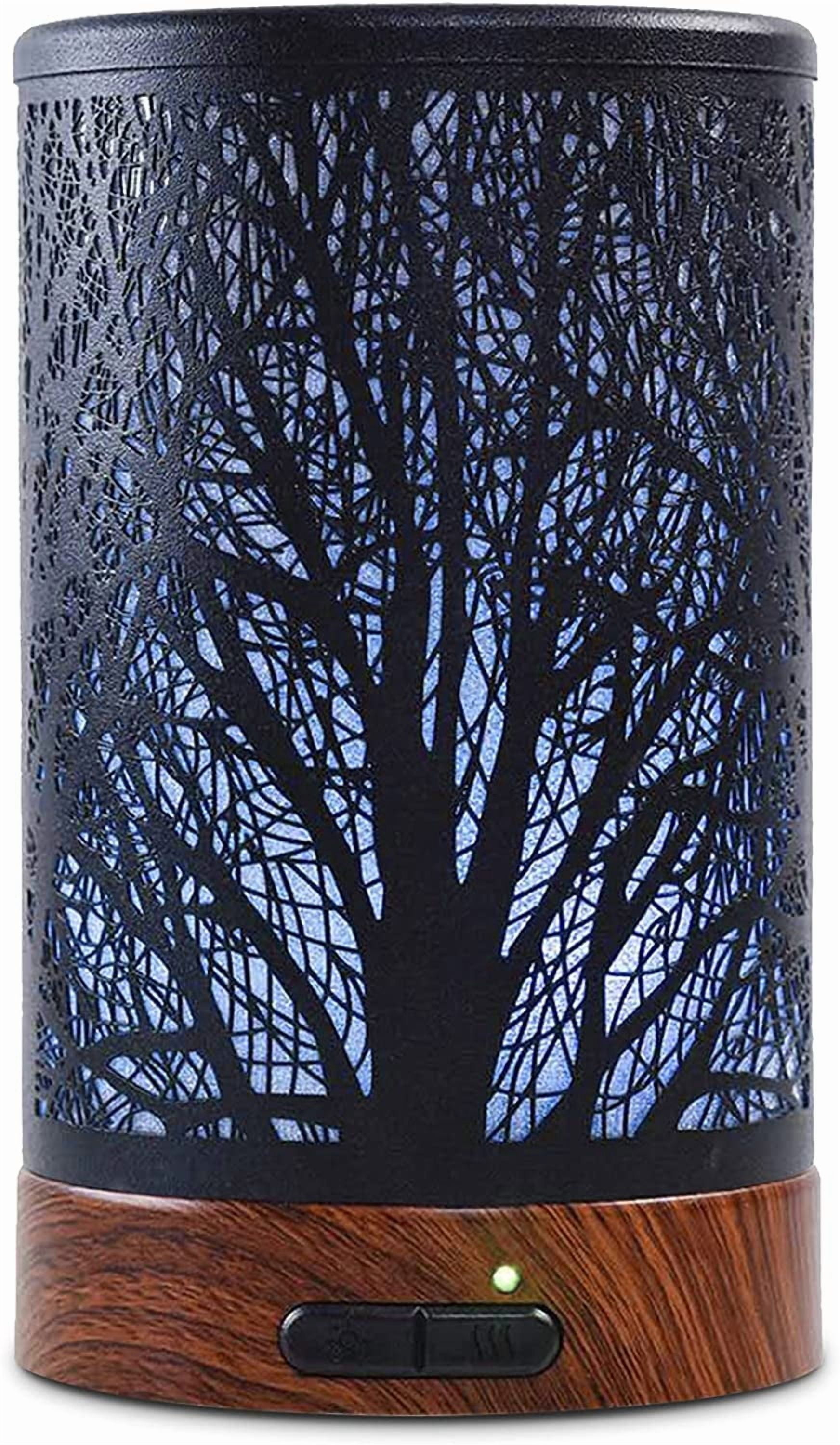 Essential Oil Diffuser 150ml Black Metal Aromatherapy Oil Diffuser ...