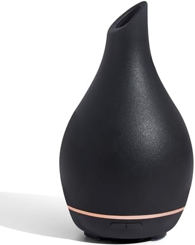 Essential Oil Diffuser, 150ml Ceramic Diffuser Handcrafted Stone ...