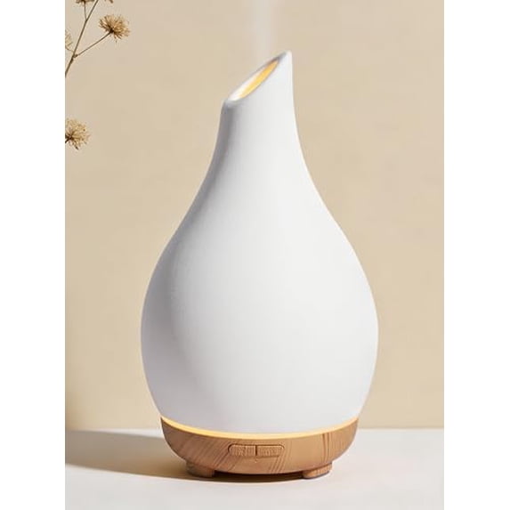 Essential Oil Diffuser, 150ml Ceramic Diffuser Handcrafted Stone ...