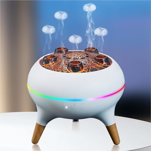 Essential Oil Diffuser 250ML,Jellyfish Diffuser Air Humidifiers Dynamic ...