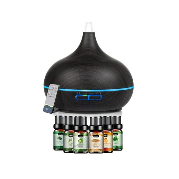 Essential Oil Diffuser with 6 Oils Set, 550ml Large Capacity ...