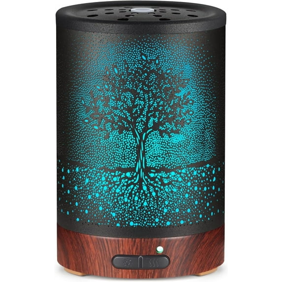 Essential Oil Diffuser- Aromatherapy Diffuser with7 Colors Light and ...