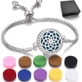 Essential Oil Diffuser Bracelet Aromatherapy Locket Scent Bracelet ...