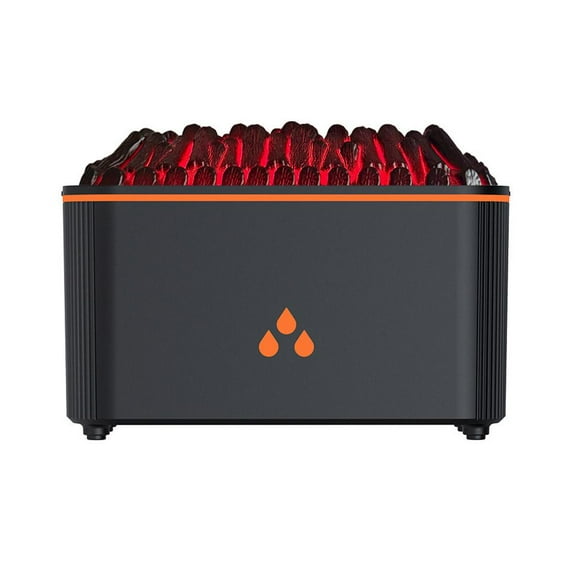 Essential Oil Diffuser, Colorful Fireplace Fire Flame Aromatherapy ...