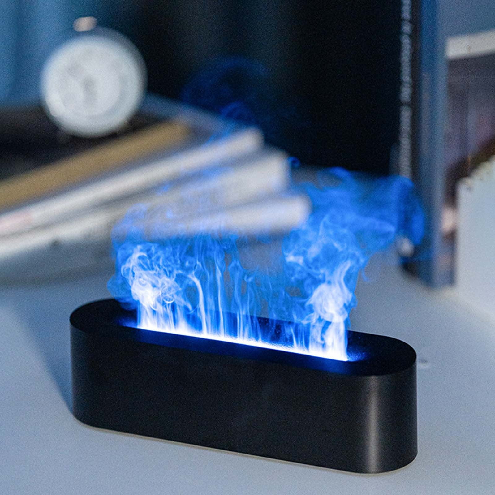 Essential Oil Diffuser Fireplace Fire Flame Aromatherapy Diffuser 150ml ...