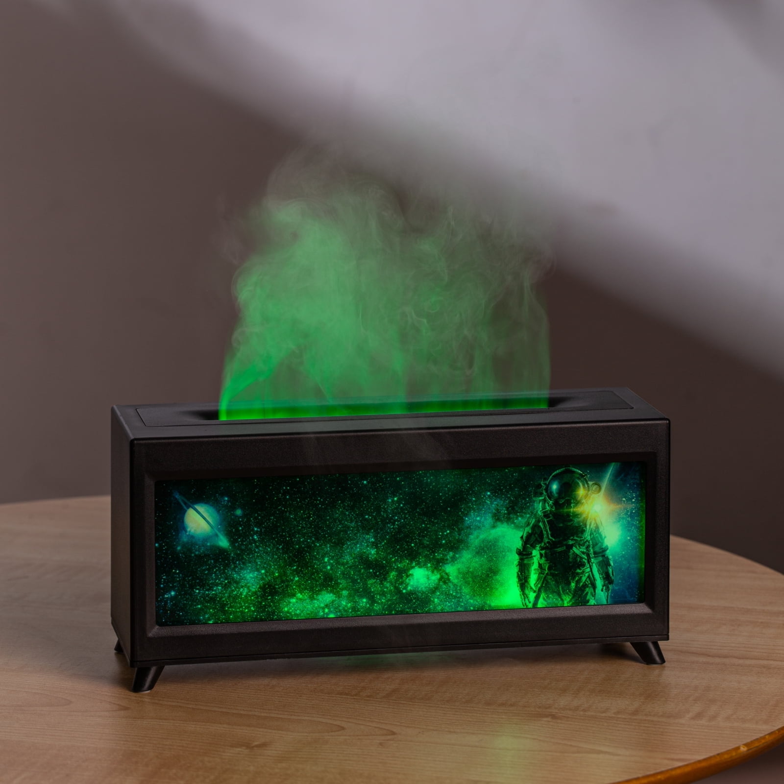 Essential Oil Diffuser, Fireplace Fire Flame Aromatherapy Diffuser ...