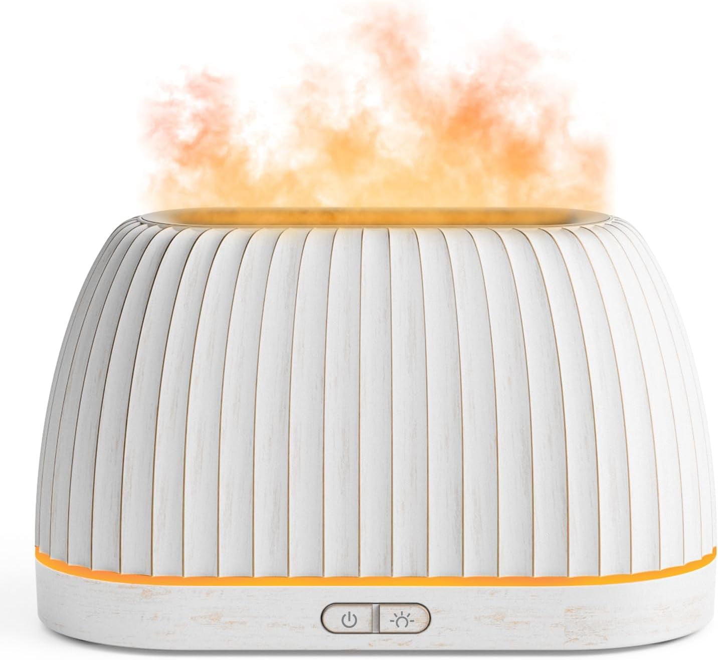 Essential Oil Diffuser, Flame Effect Aromatherapy Diffuser with 7-Color ...