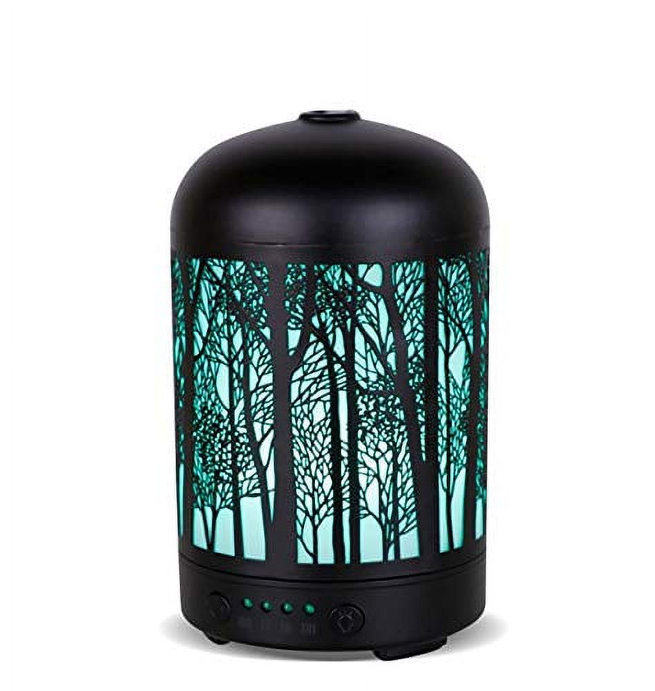 Essential Oil Diffuser Forrest 100ml Colorful Iron LED 3d light ...