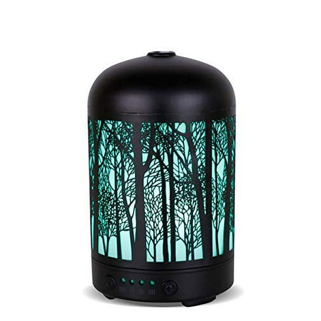 Essential Oil Diffuser Forrest 100ml Colorful Iron LED 3d light ...