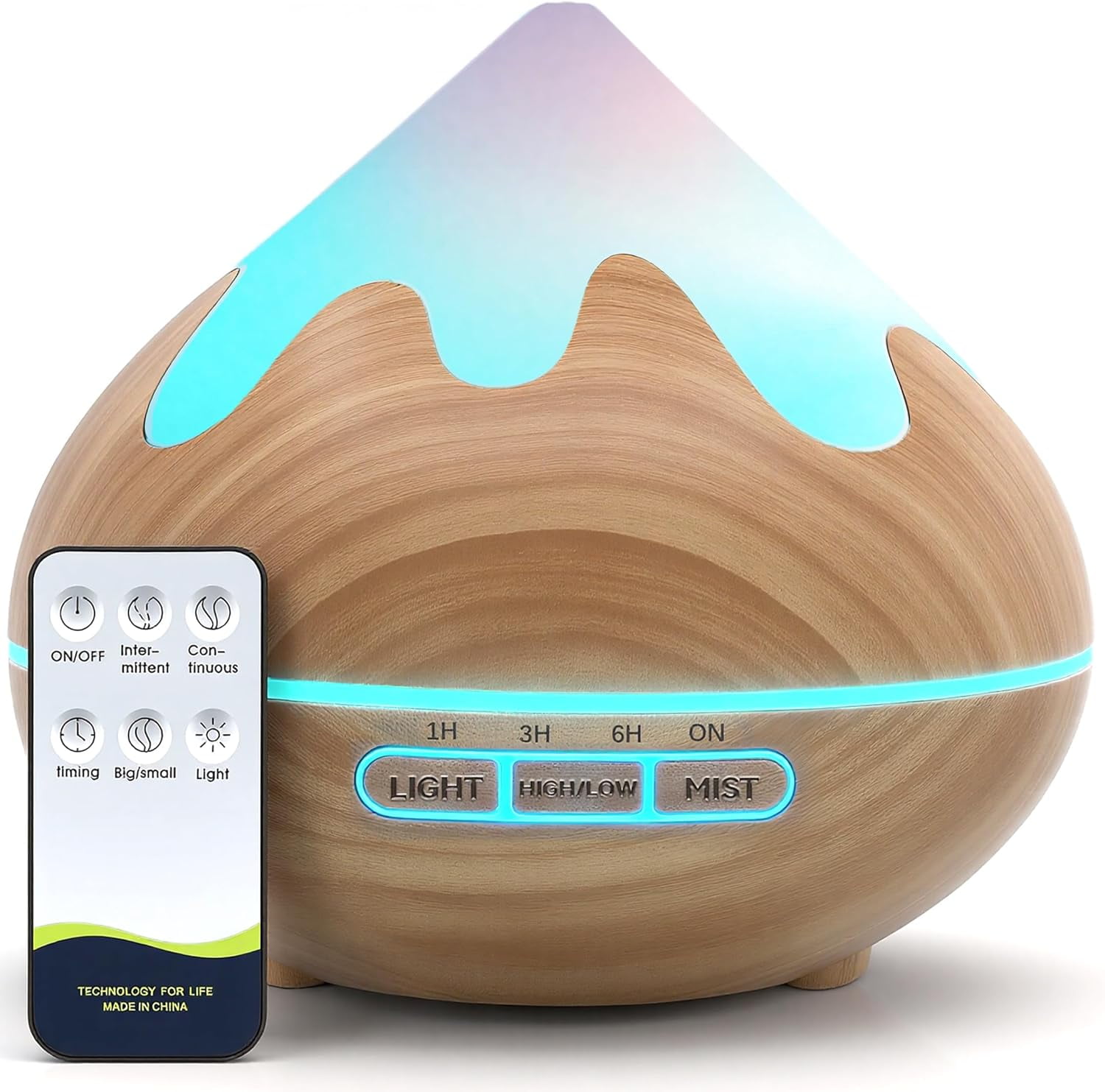 Essential Oil Diffuser for Home 500ML, Ultrasonic Large Diffuser Oil ...