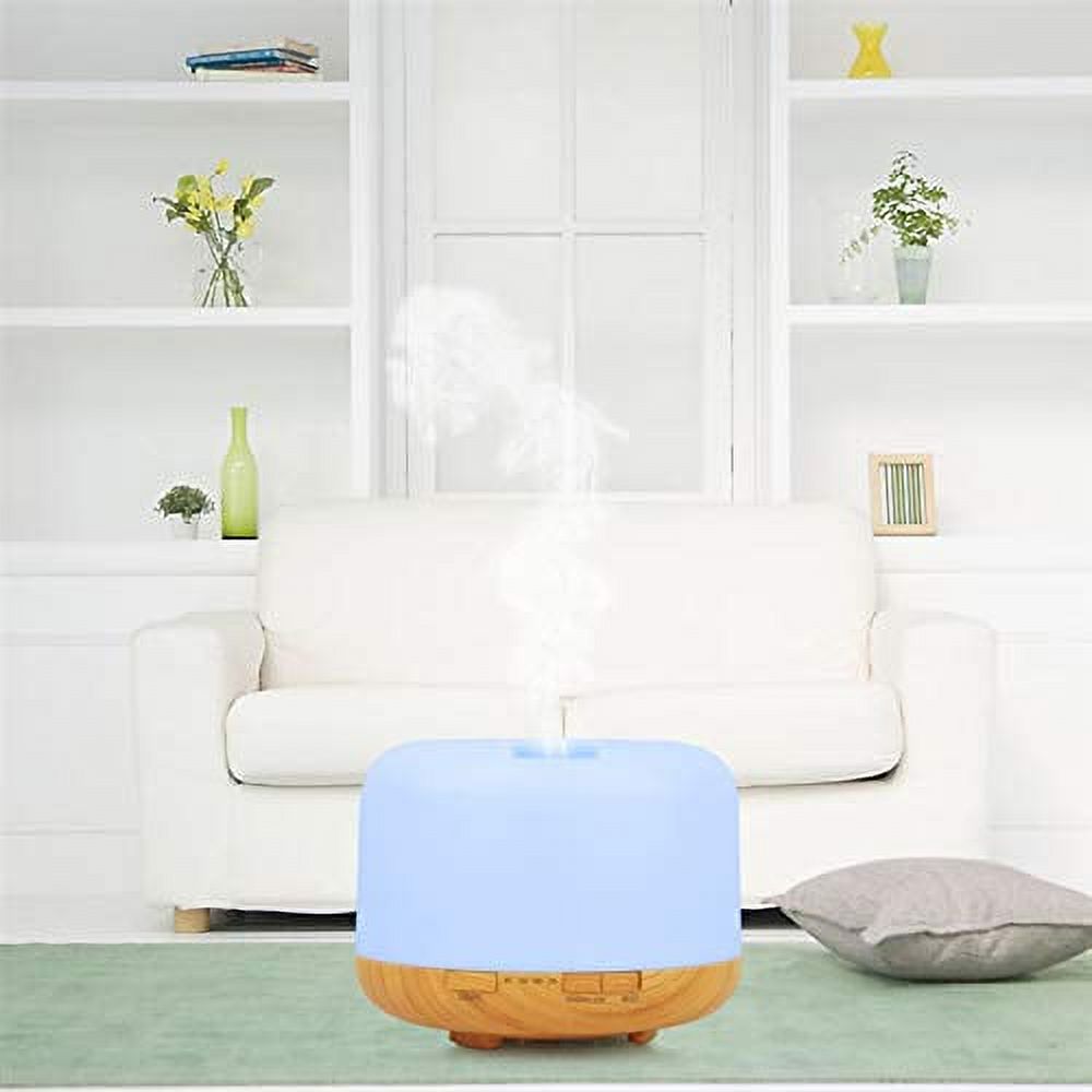Essential Oil Diffuser Hope Light wood grain 7 Color LED Diffuser ...