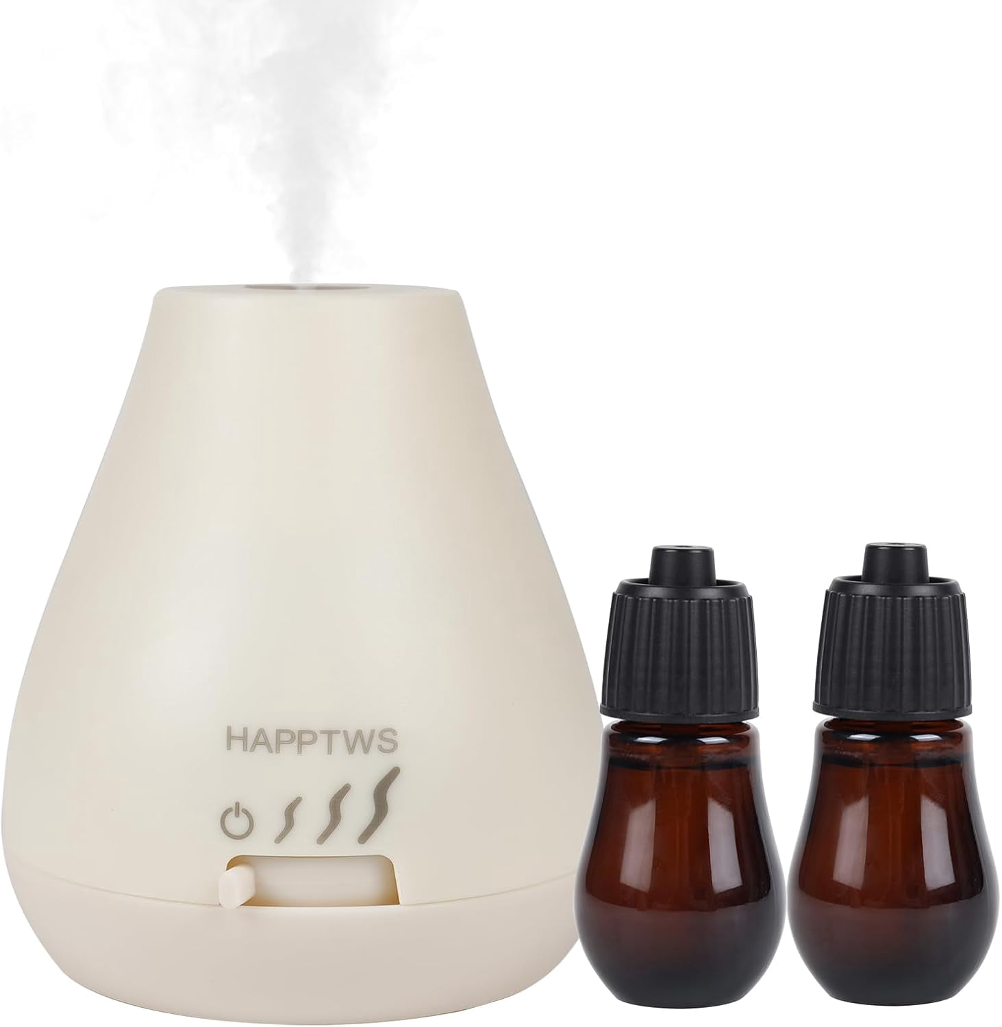Essential Oil Diffuser - Waterless Diffuser 3 Timer Settings Battery ...