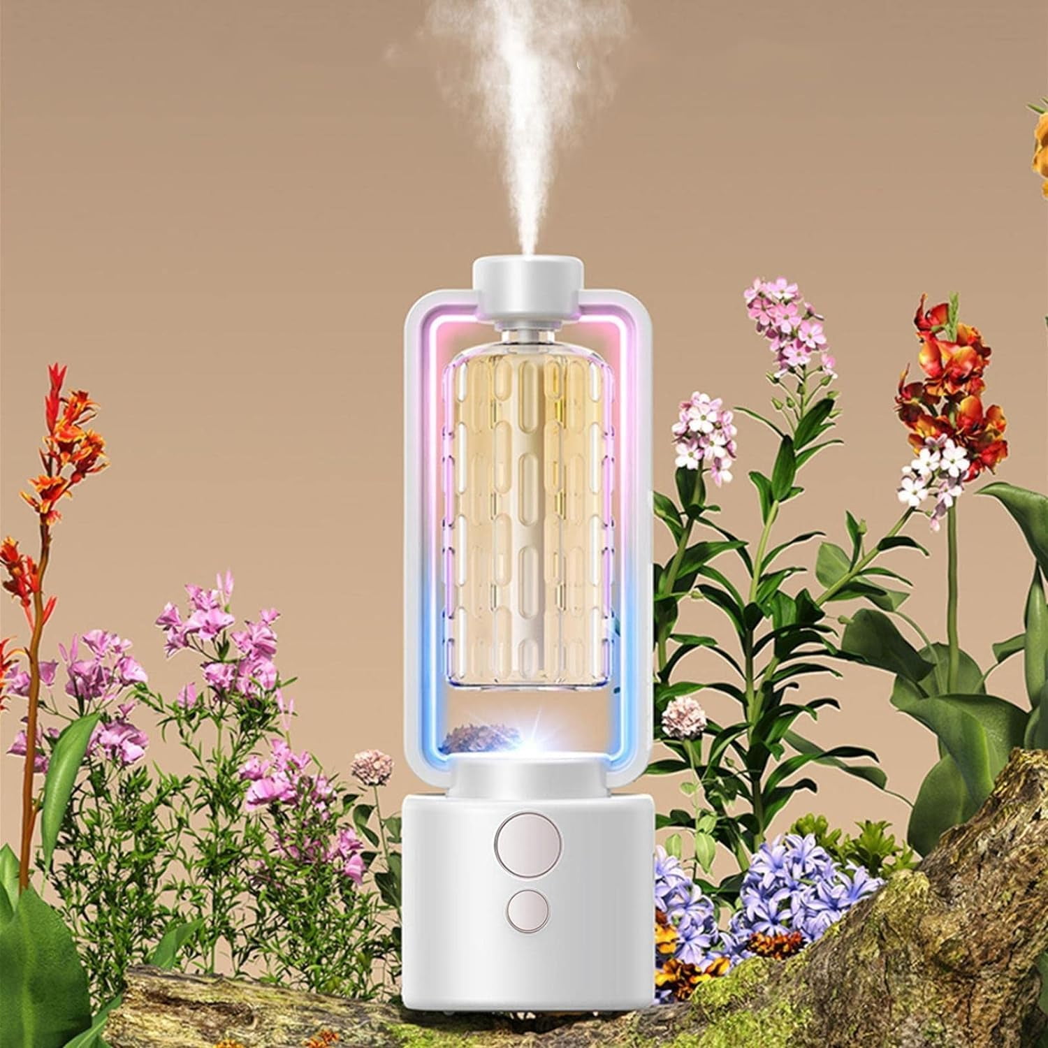 Essential Oil Diffusers, 5 Level Digital Display Control Aromatherapy ...